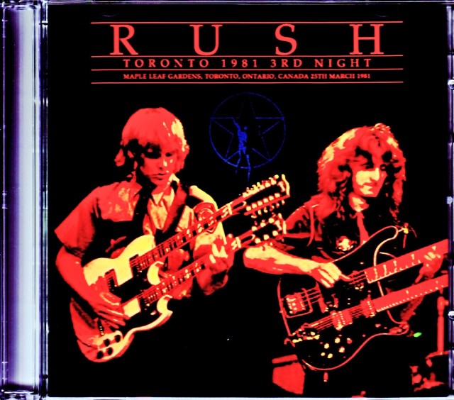 Rush ラッシュ/Canada 3.25.1981